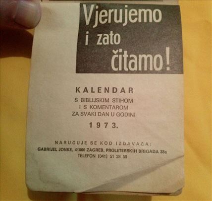 Vjerujemo i zato čitamo! 1973