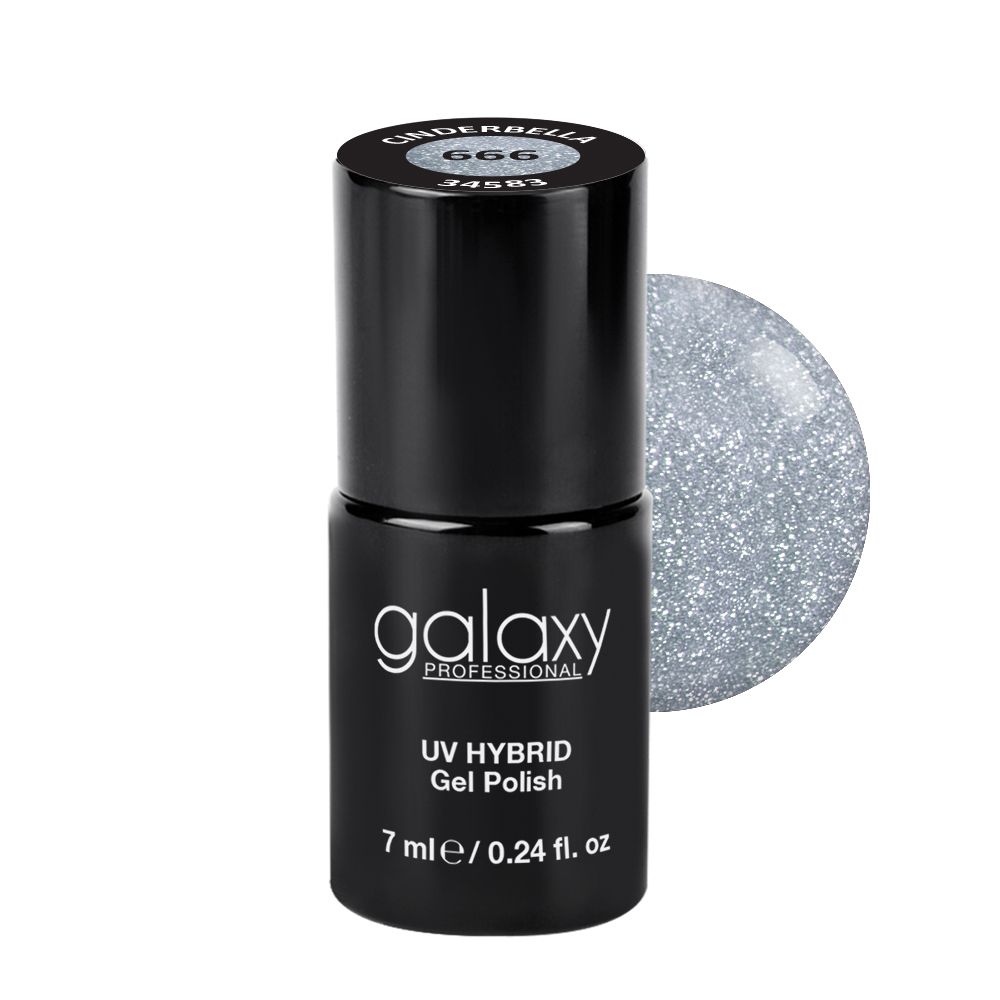 Trajni lak za nokte UV/LED GALAXY Hybrid 7ml Cinderbella S666