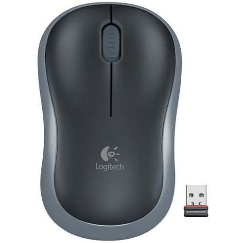 Logitech bežični miš M185 - EER2 - Swift sivi