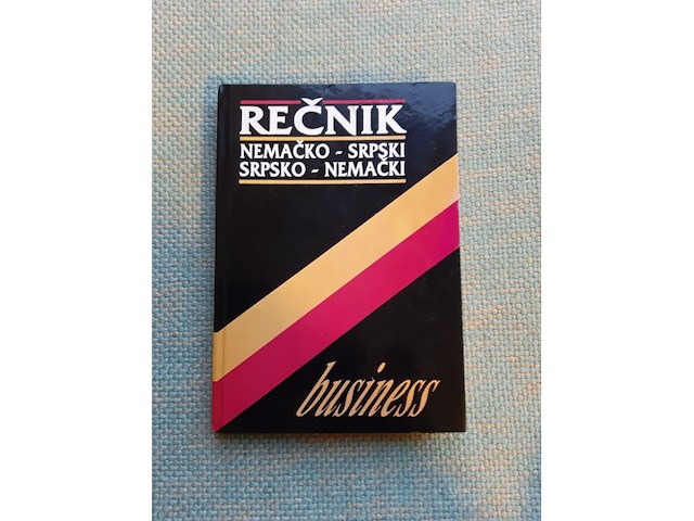 Nemačko-Srpski Srpsko Nemački rečnjk Business