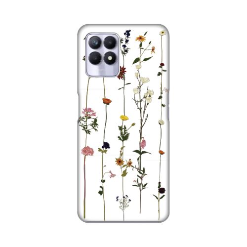 Silikonska futrola - maska print Skin za Realme 8i Flower