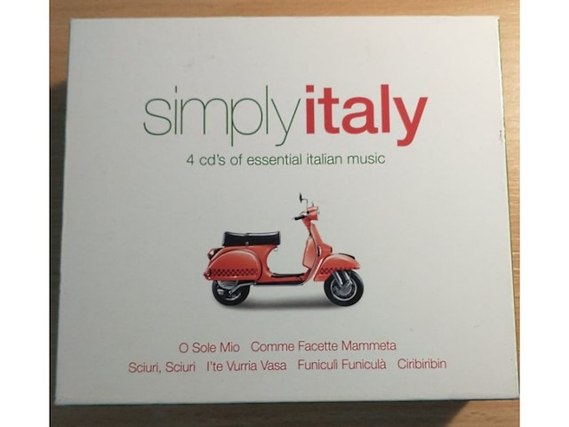 Simply Italy 4 cd’s of essential italian music