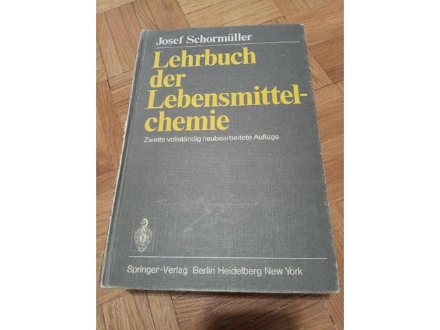 Lehrbuch der Lebensmittelchemie