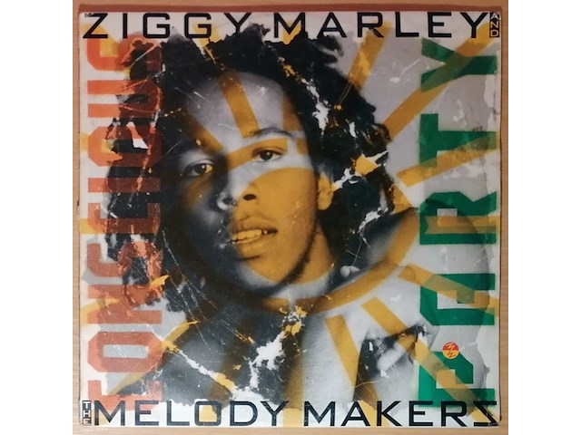 LP ZIGGY MARLEY - Conscious Party (1988) VG+