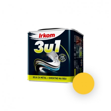 Irkom 3u1 boja RAL1018 zuti 1kg