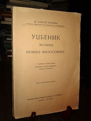 Udžbenik istorije novije filozofije-Harald Hefding