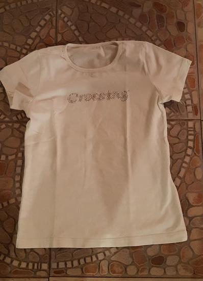 Bela majica za devojcice Crossing