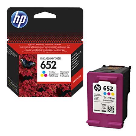 HP F6V24AE No.652 tri-color ink cartridge