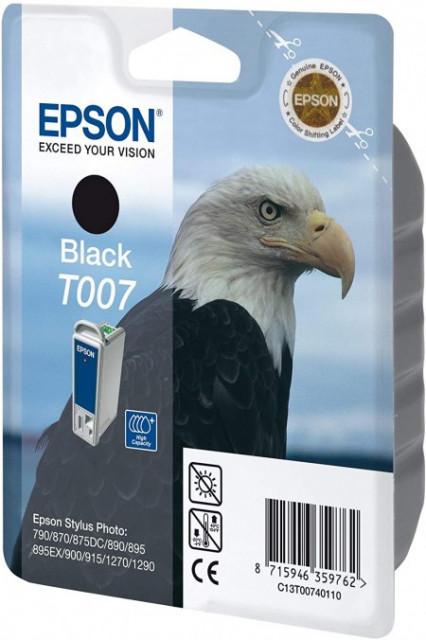 Epson T007 black ink cartridge