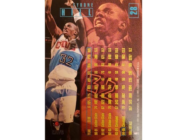 NBA Fleer 95/96 kartica 028