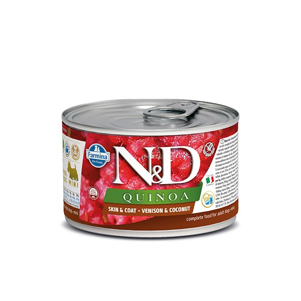 Farmina N&D Can Dog Quinoa Mini Venison&Coconut – 140gr