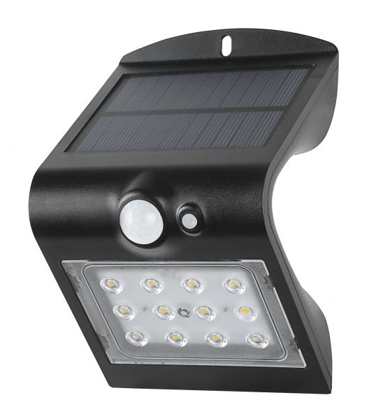 Svetiljka LED solarna sa senzorom IP65 1.5W leptir crna