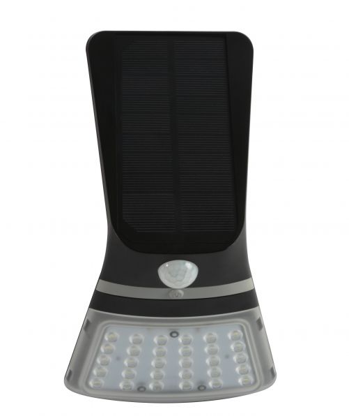 Svetiljka LED solarna sa senzorom IP65 3.5W Vila leptir crna
