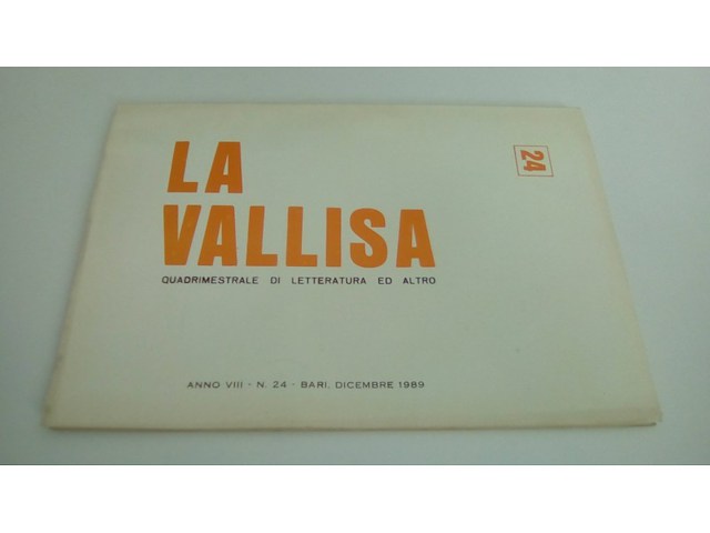 LA VALLISA   24  1989.   literalni tromesečnik