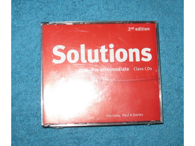 SOLUTIONS PRE-INTERMEDIATE CLASS CDs