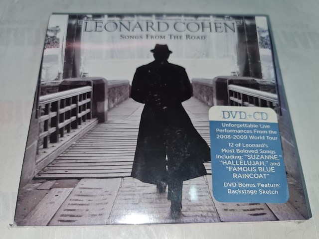 Leonard Cohen - Songs from the road CD+DVD , NOVO !