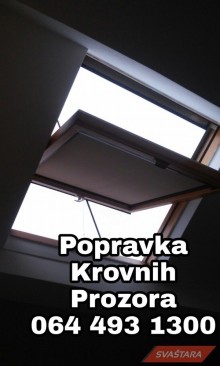 Popravka curenja krovnih prozora