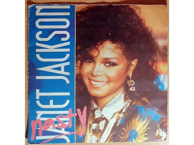 SP JANET JACKSON - Nasty (1986) 1. UK pressing, VG