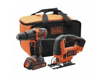 Set akumulatorskih alata 18v BlackDecker BCK22S1S