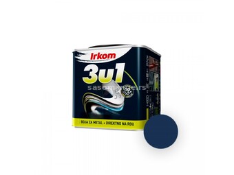 Irkom 3u1 boja RAL5013 tamno plava 1kg