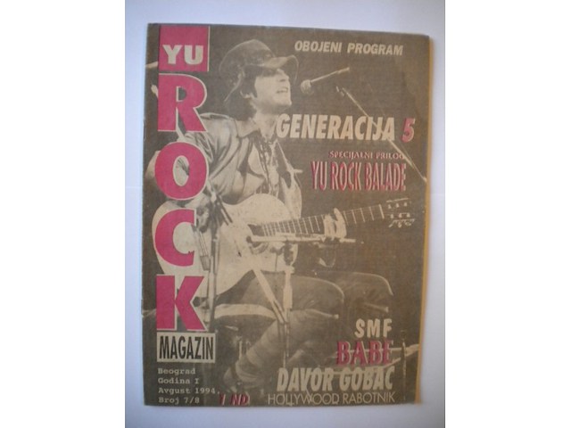 YU Rock magazin dvobroj 7/8