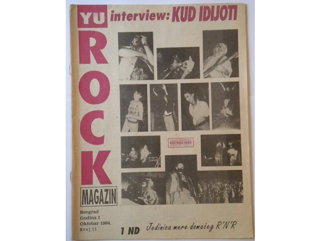 YU Rock magazin broj 11