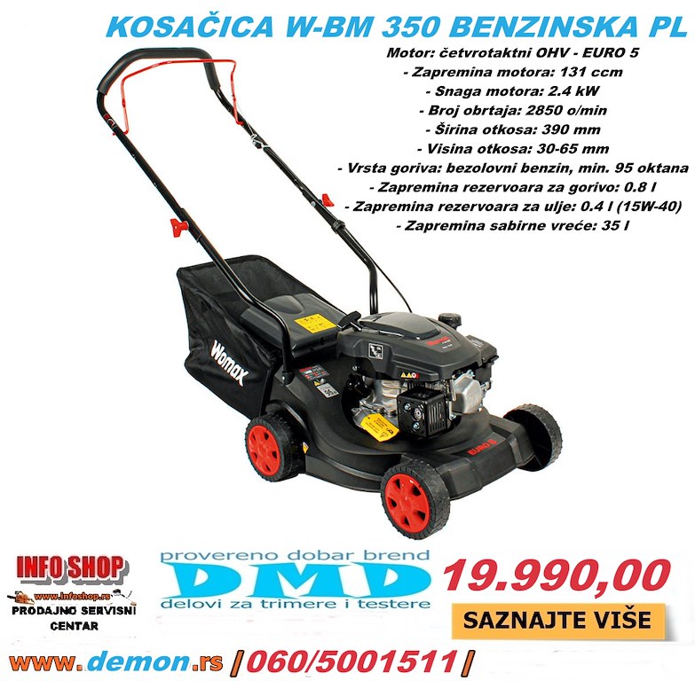 BENZINSKA KOSAČICA W-BM 400 BENZINSKA