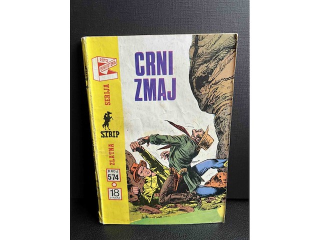 zlatna serija 574 - Crni zmaj - Teks