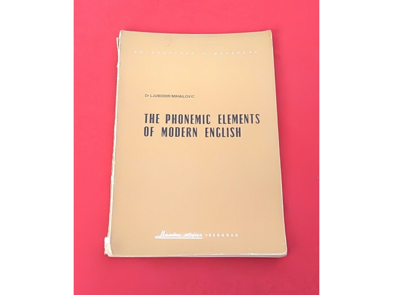 The Phonemic Elements of Modern English