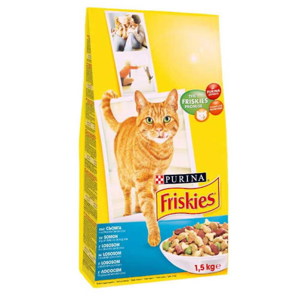 Friskies granule za mačke - Losos 1.5kg