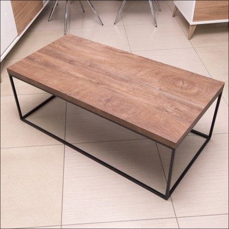 Klub sto Forest 1200x600mm oak endgrain cognac