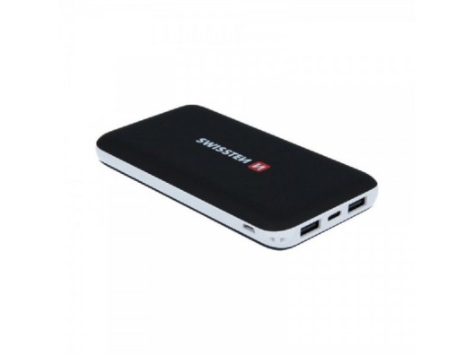 SWISSTEN PowerBank SlimCore 10.000mah type C (Crna)