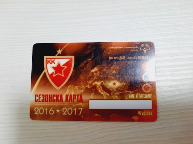 Sezonska karta 2016/17