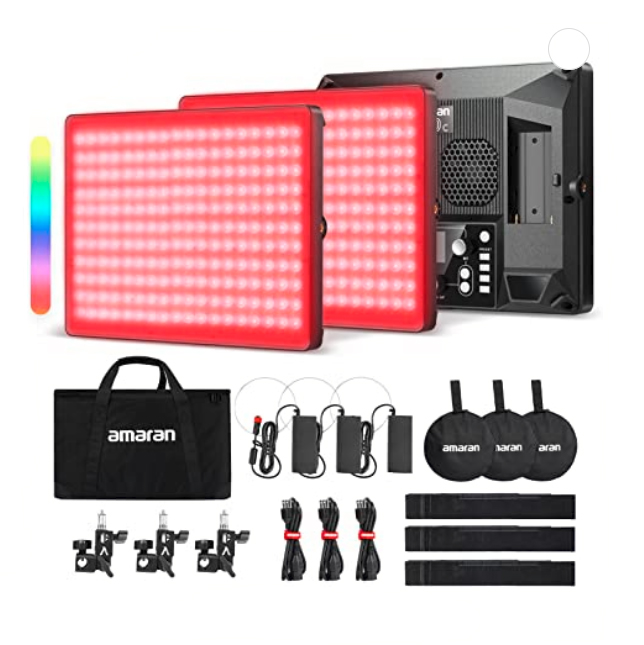 Amaran P60c RGBWW LED Panel 3-Light Kit