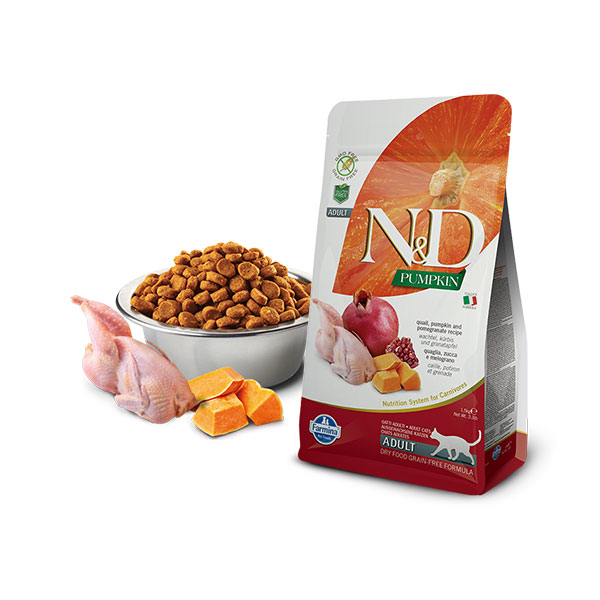 Farmina N&D Grain Free Pumpkin Cat Quail&Pomegranate