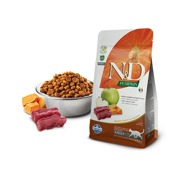 Farmina N&D Grain Free Pumpkin Cat Venison&Apple