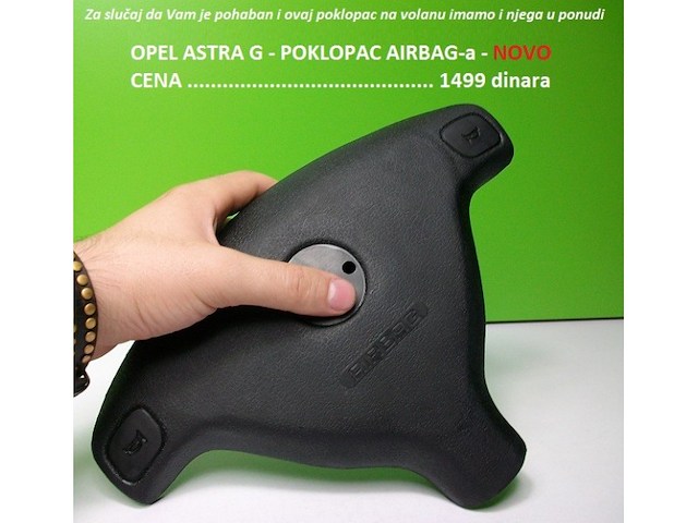 OPEL ASTRA G poklopac AIRBAG-a (98-09) NOVO