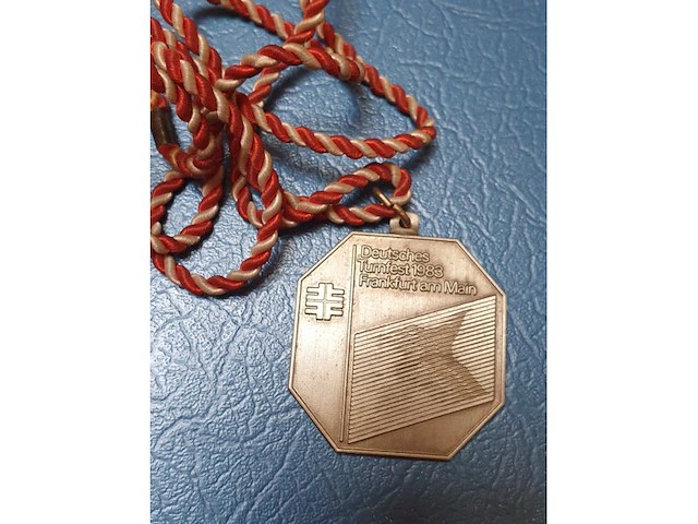 Medalja iz gimnastike Frankfurt an Main 1983
