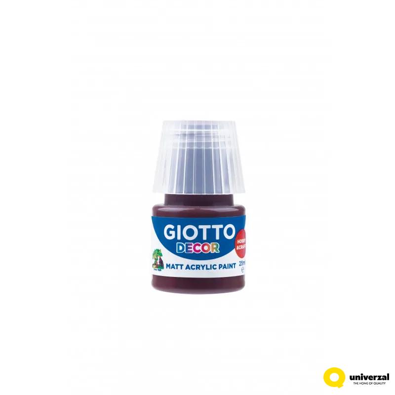 BOJA AKRILNA BRAON SEPIA 25ML GIOTTO DECOR 538122