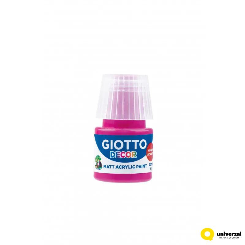 BOJA AKRILNA ROZA MAGENTA 25ML GIOTTO DECOR 538110