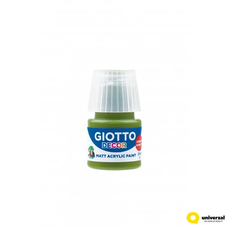 BOJA AKRILNA ZELENA MASLINASTA 25ML GIOTTO DECOR 538112