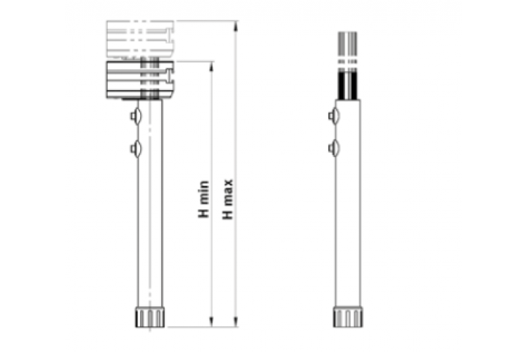 Sixty82 Teleskopska noga 100/160cm