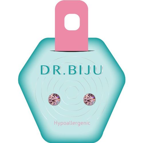 Dr.Biju minđuše 5.3mm svetlo roze krug DXI53C223