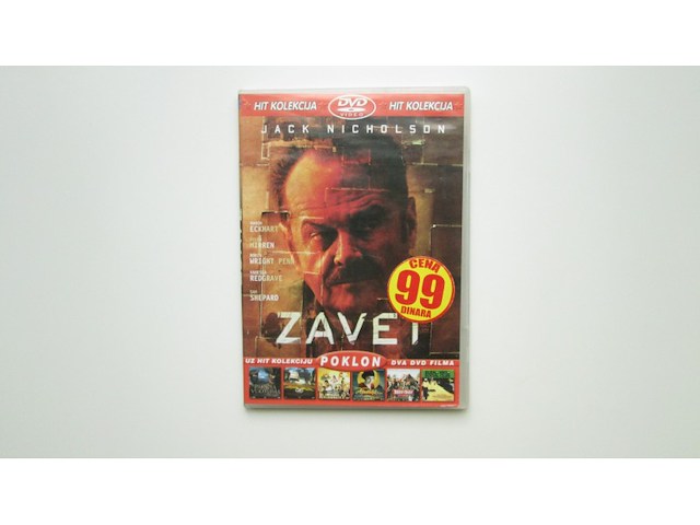DVD Zavet / Jack Nicholson