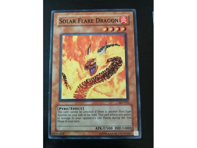 Yu-GI-OH!- Solar Flare Dragon