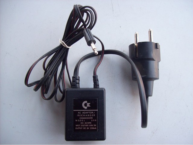 Commodore AC ADAPTOR/RECHARGER 506(6V-200mA)