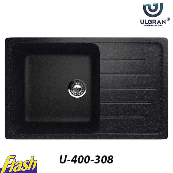Granitna sudopera usadna kvadratna – ULGRAN – U-400 – (6 boja)