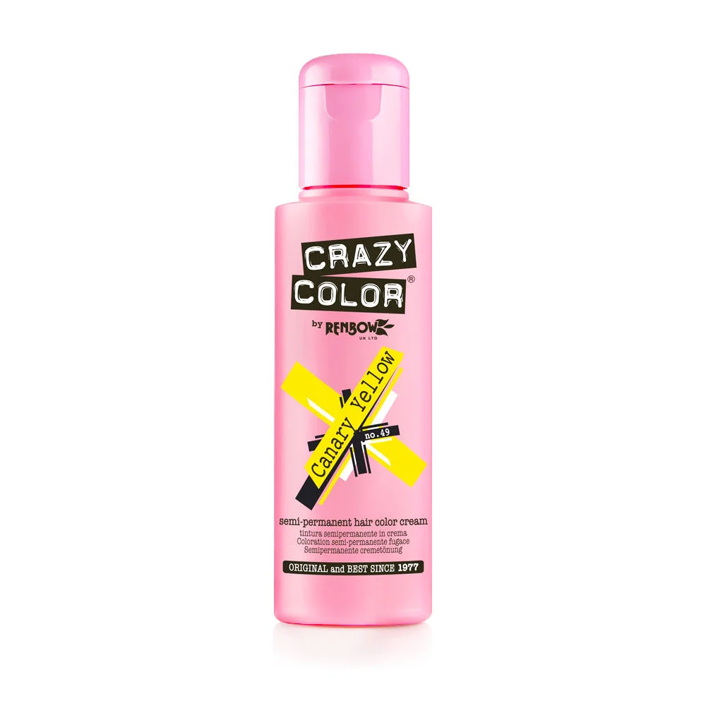 Crazy Colour Canary Yellow 100ml