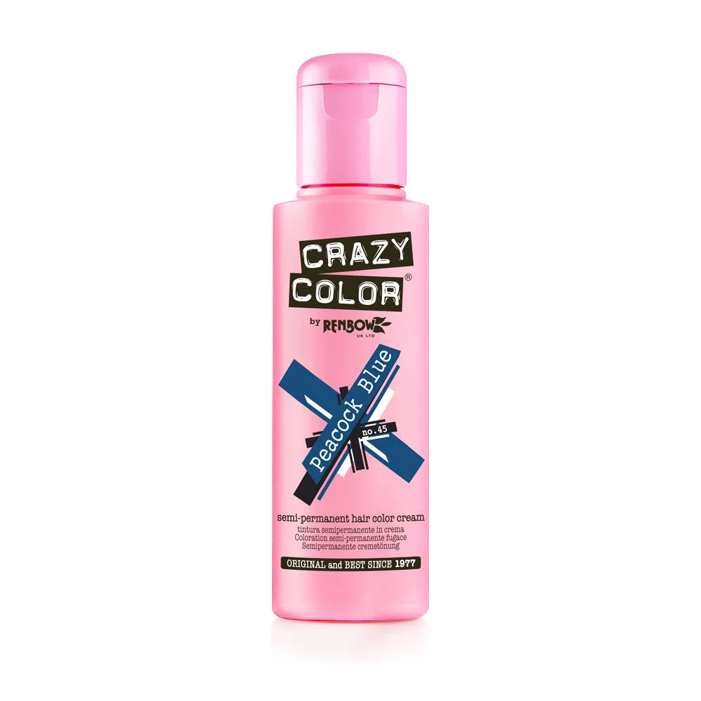 Crazy Colour Peacock Blue 100ml