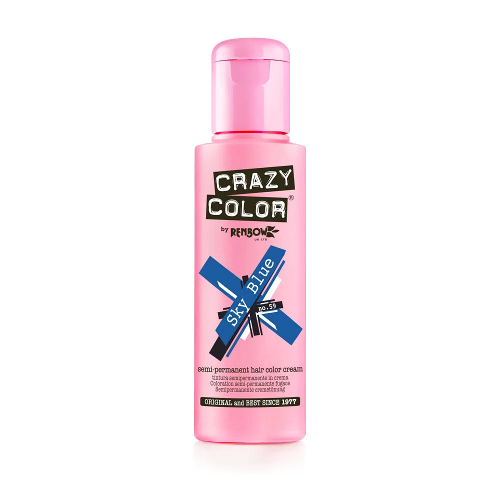 Crazy Colour Sky Blue 100ml